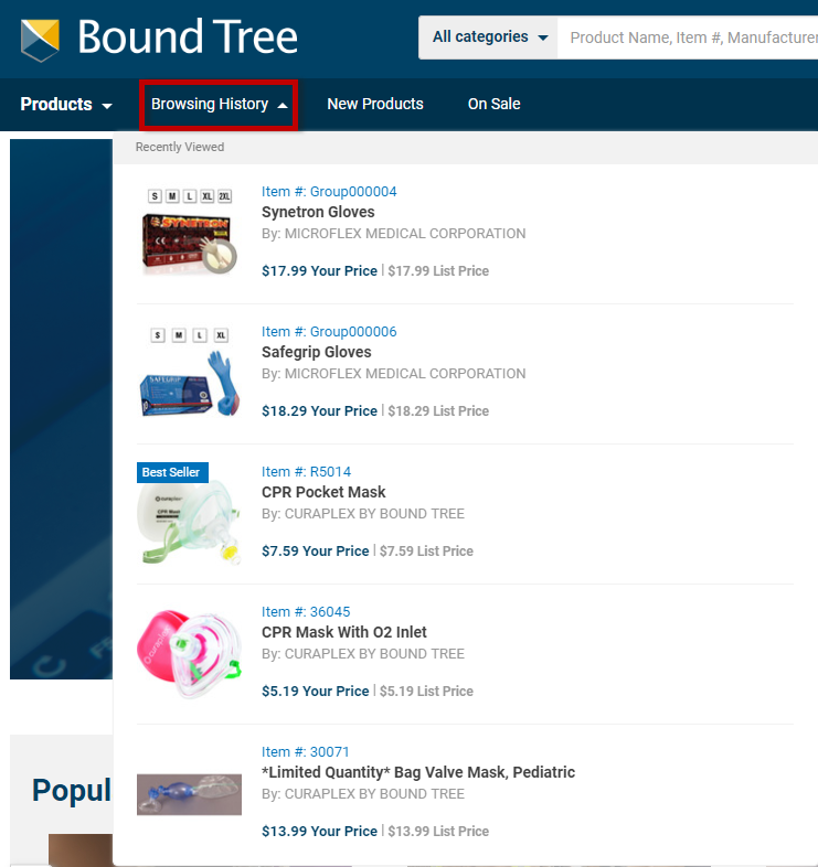 Getting Started | Help | Bound Tree